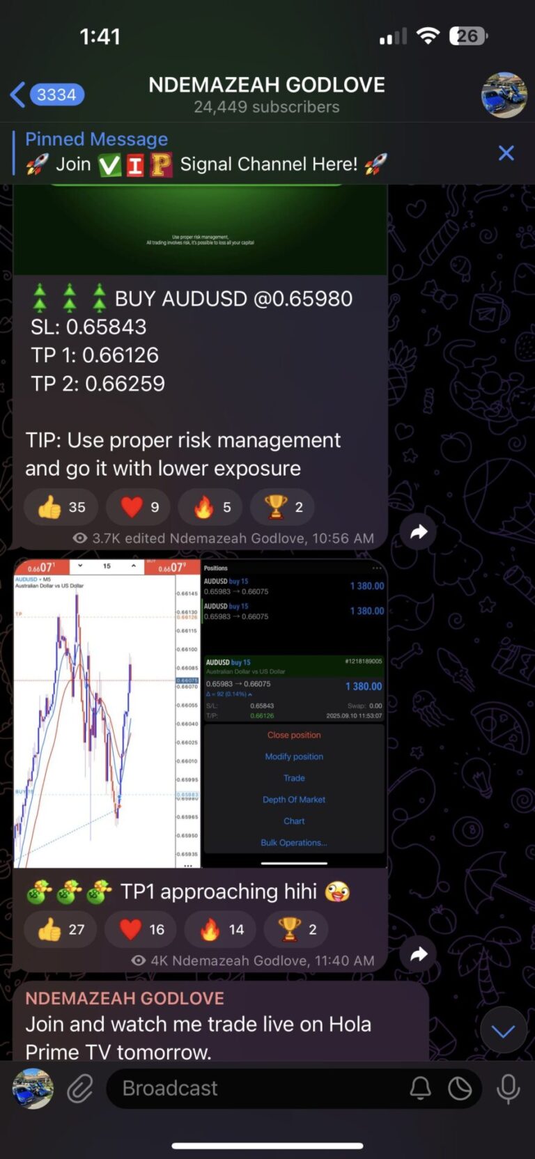 Free Telegram Community - Godlove University